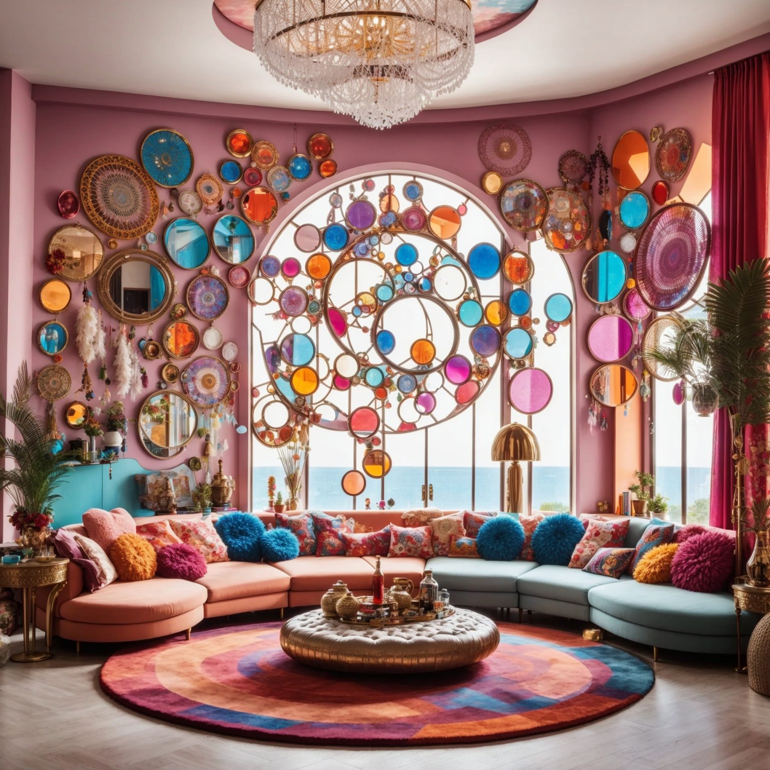 Striking Round Wall Art Decor - Unique Wall Art Ideas - Home Wall Art Decor