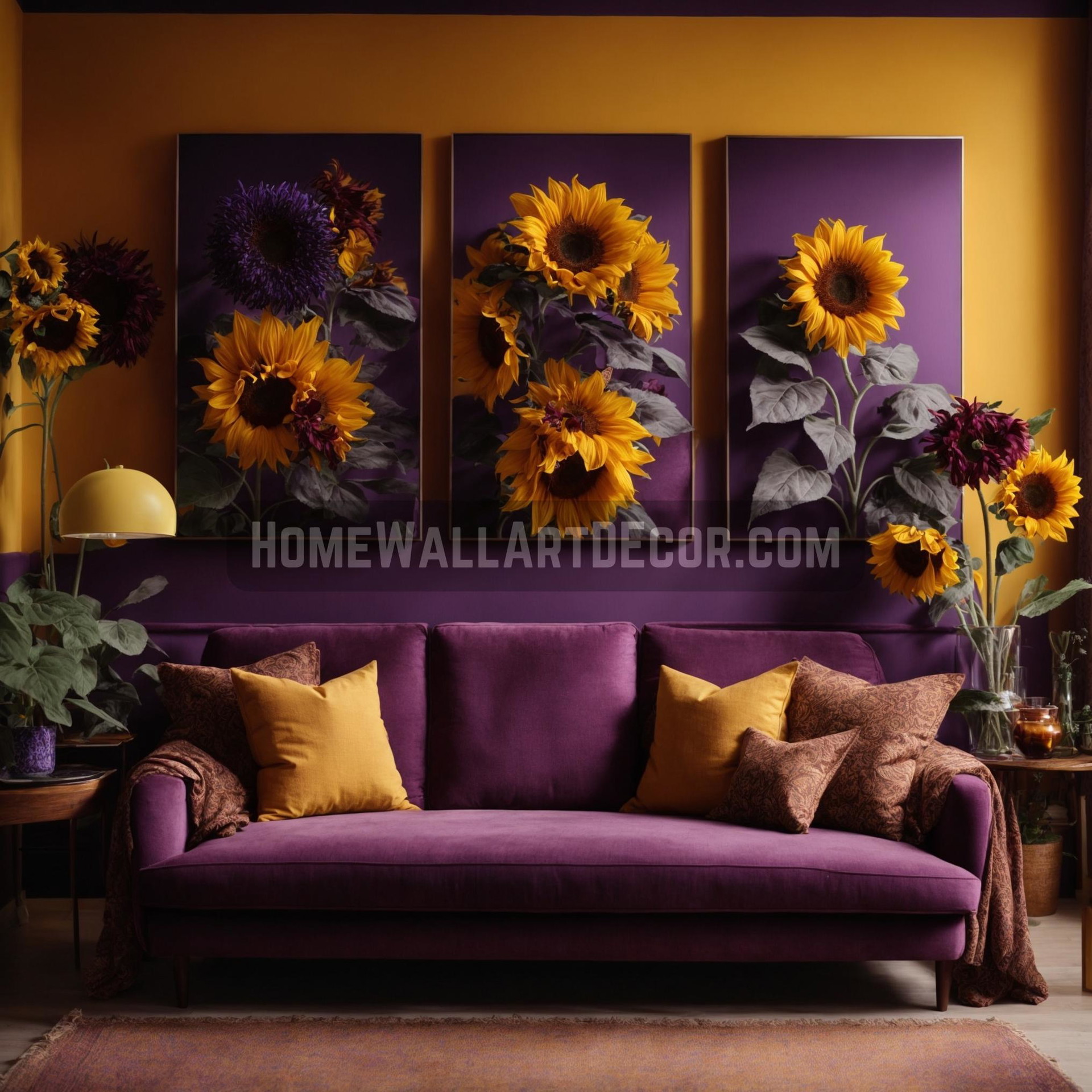 Bright, Bold and Charming Sunflower Wall Decorations - Home Wall Art Decor