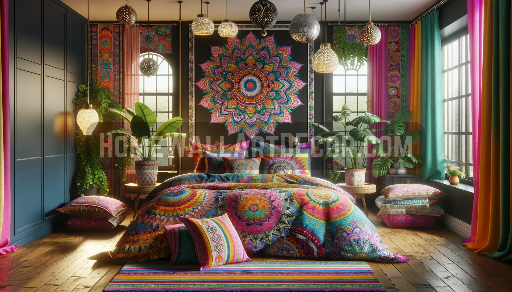 Enchanting Unique and Hypnotic Mandala Wall Decor – Home Wall Art Decor