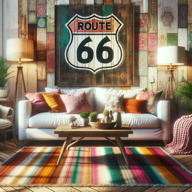Get your Home Decor Kicks with Charming Route 66 Wall Art - Home Wall ...