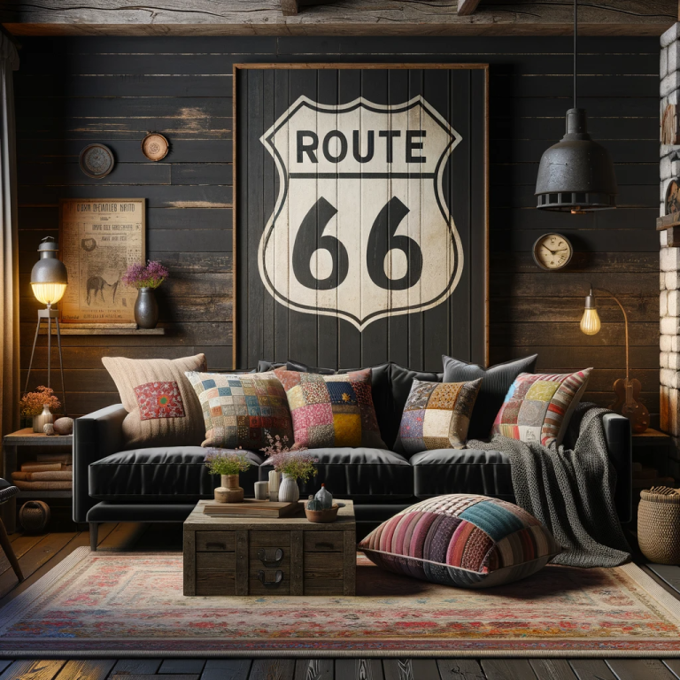 Get your Home Decor Kicks with Charming Route 66 Wall Art - Home Wall ...