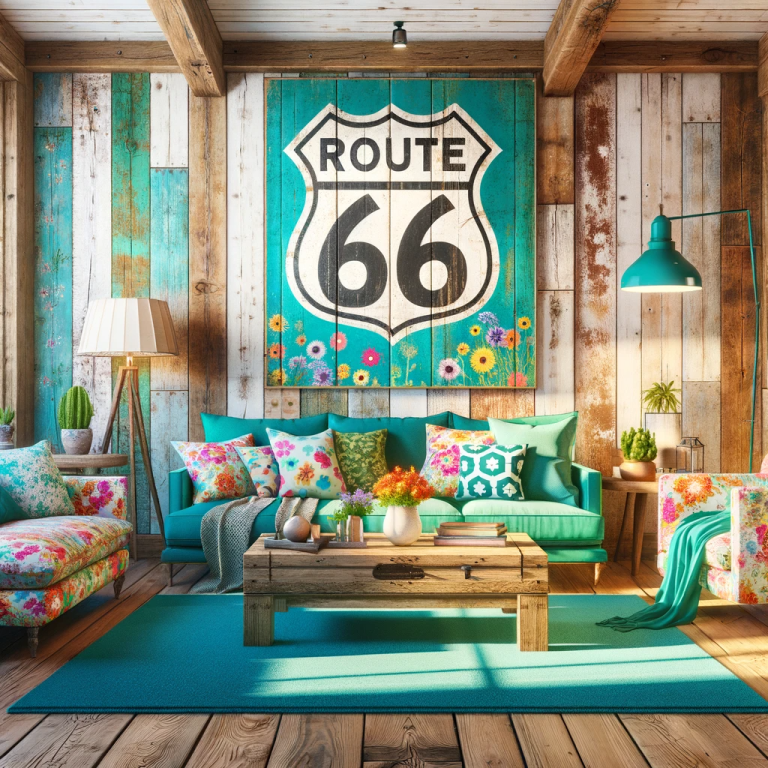 Get your Home Decor Kicks with Charming Route 66 Wall Art - Home Wall ...