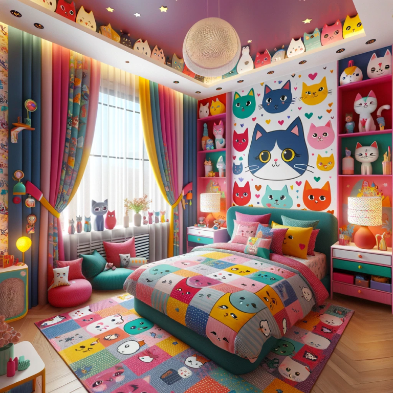 Playful, Cool and Spunky Cat Wall Decor - Home Wall Art Decor