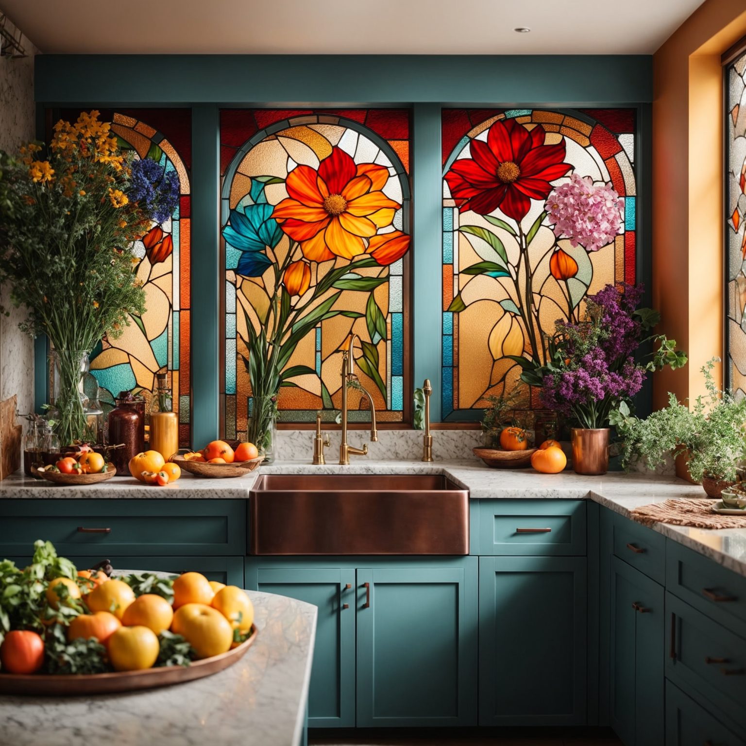 Extravagant, Trendy and Elegant Stained Glass Wall Art Decor - Home ...