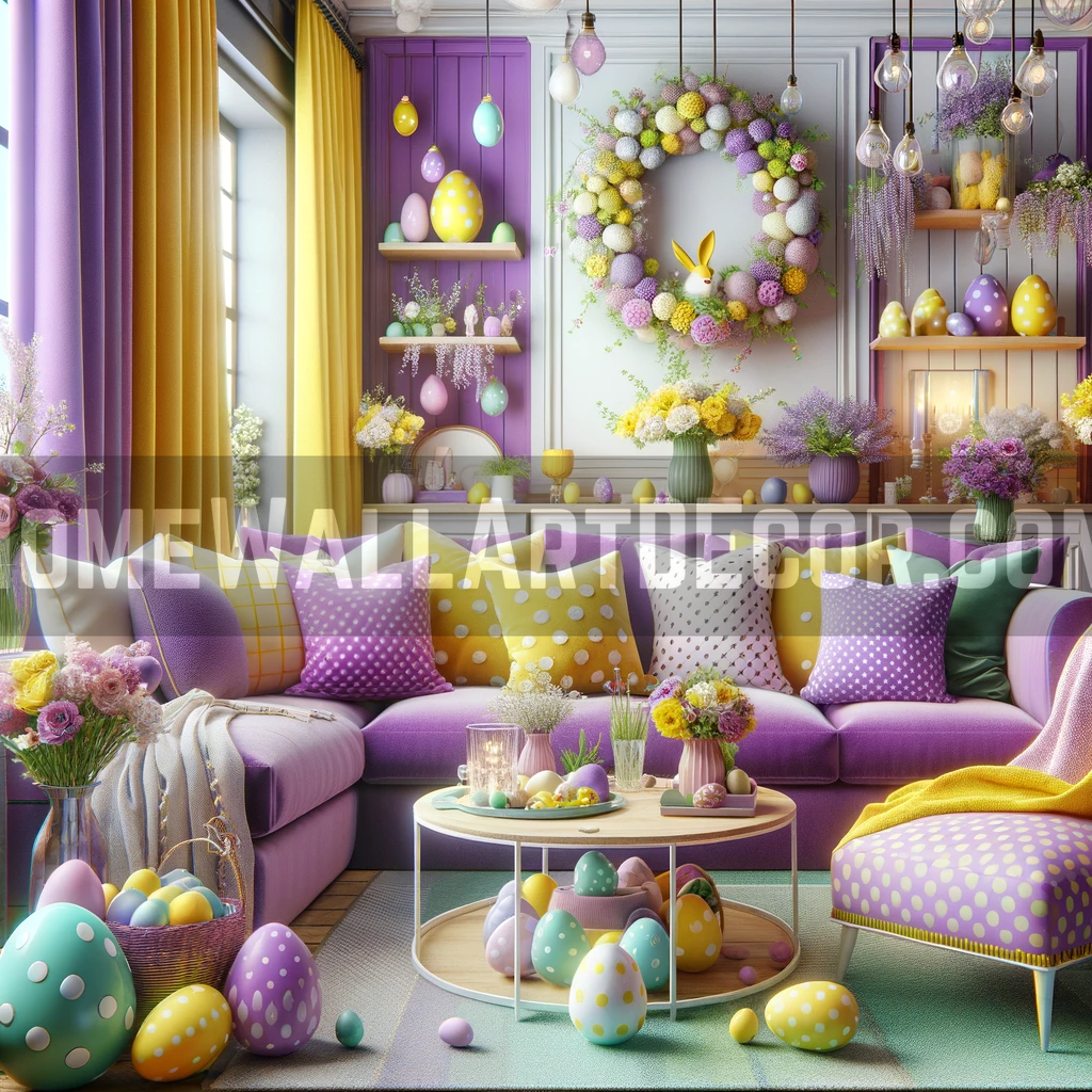 Gorgeous, Fun and Trendy Easter Wall Decor - Home Wall Art Decor