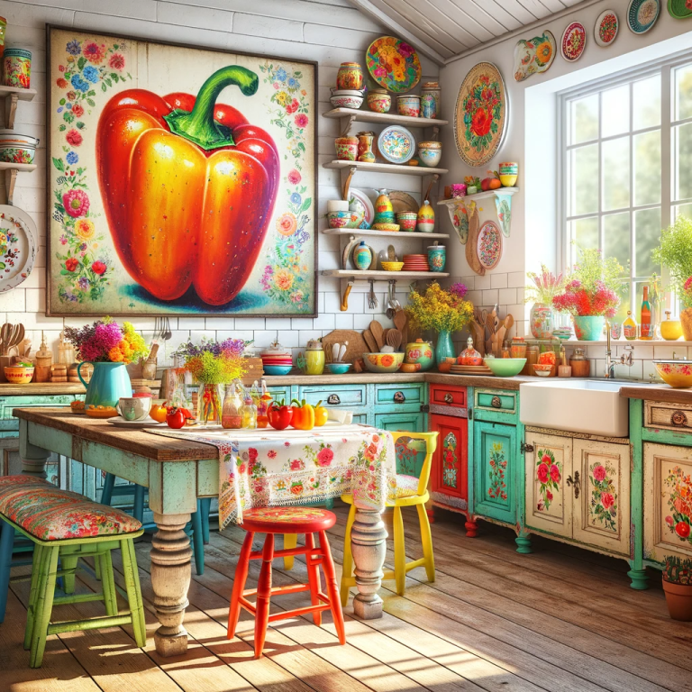Funky, Unique and Cute Pepper Wall Art - Kitchen Wall Decorations