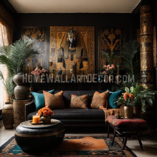 Mysterious and Powerful Egyptian Wall Decor - Home Wall Art Decor