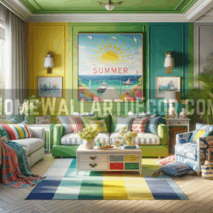 Fun yet Bold Summer Wall Decorations - Home Wall Art Decor