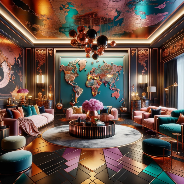 Contemporary, Attractive and Charming Map Wall Art - Home Wall Art Decor