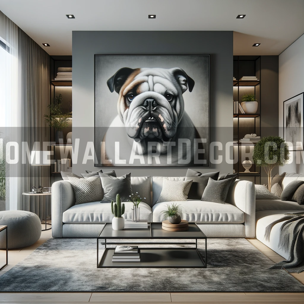 Popular, Cute and Funny Bulldog Wall Art – Home Wall Art Decor