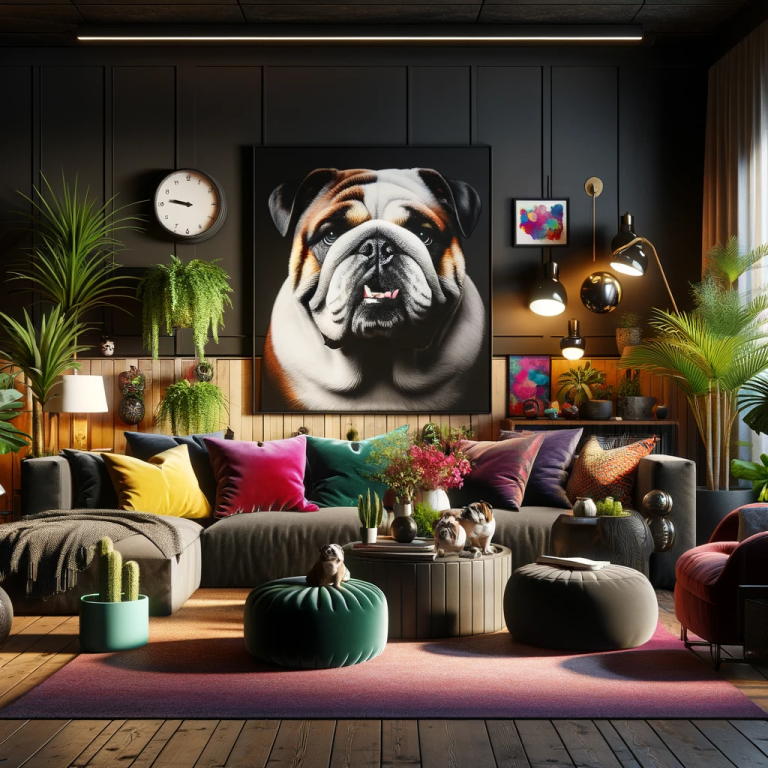 Popular, Cute and Funny Bulldog Wall Art - Home Wall Art Decor