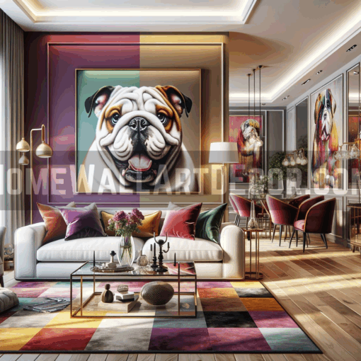 Popular, Cute and Funny Bulldog Wall Art – Home Wall Art Decor