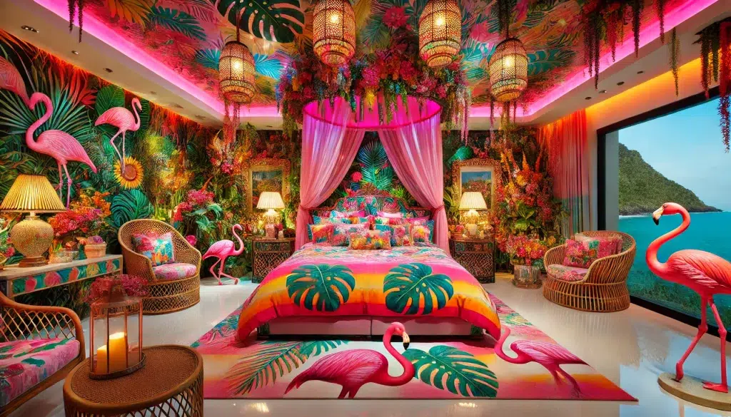 6 Cute, Eclectic and Fun Pink Flamingo Wall Decorations - Home Wall Art ...