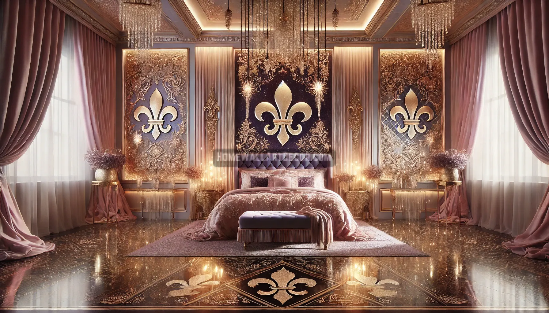 Elegant yet Cute Fleur-De-Lis Wall Decorations - Home Wall Art Decor