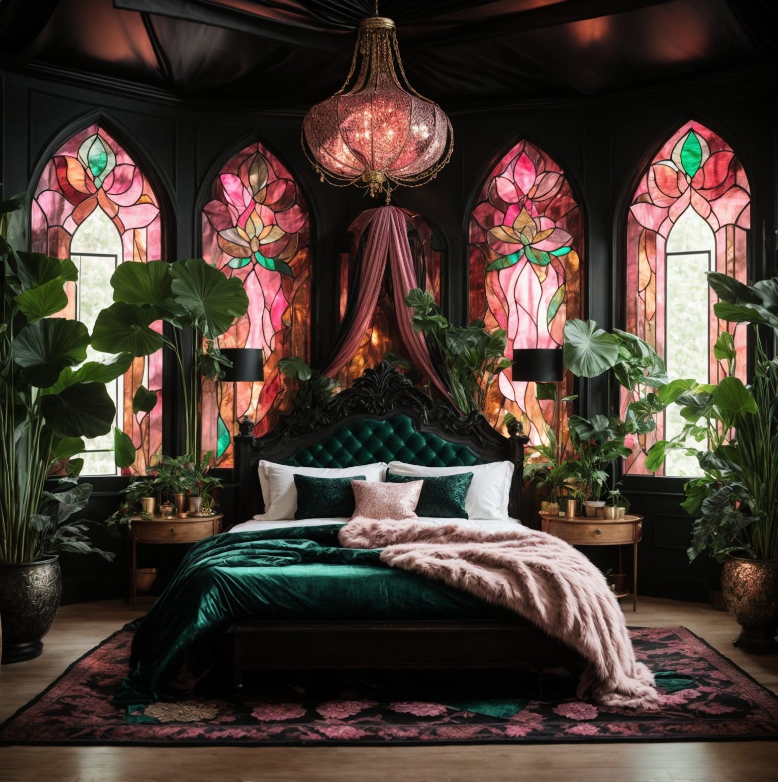 14 Dreamy Dark Moody Romantic Bedroom Decorating Ideas - Home Wall Art ...