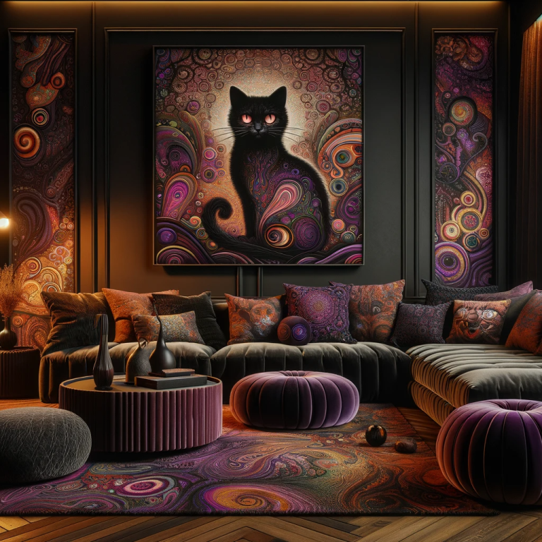 Paws on the Walls: Captivating Cat Wall Art and Cat Interior Design ...