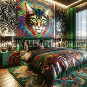 Paws on the Walls: Captivating Cat Wall Art and 8 Cat Interior Design ...