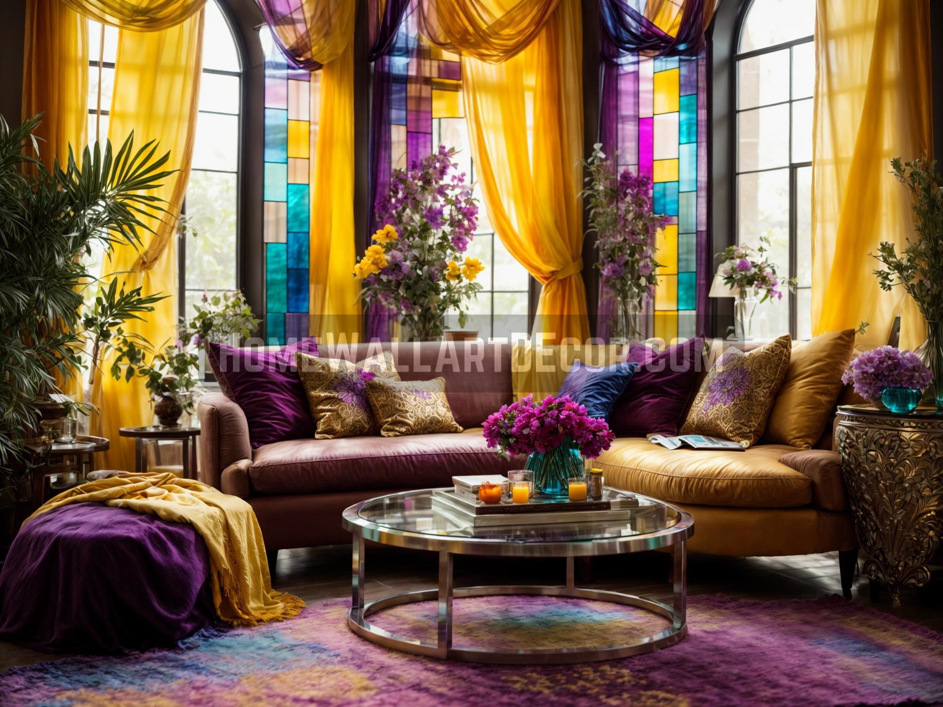 Yellow Wall Art - Using Yellow Wall Decor | Home Wall Art Decor