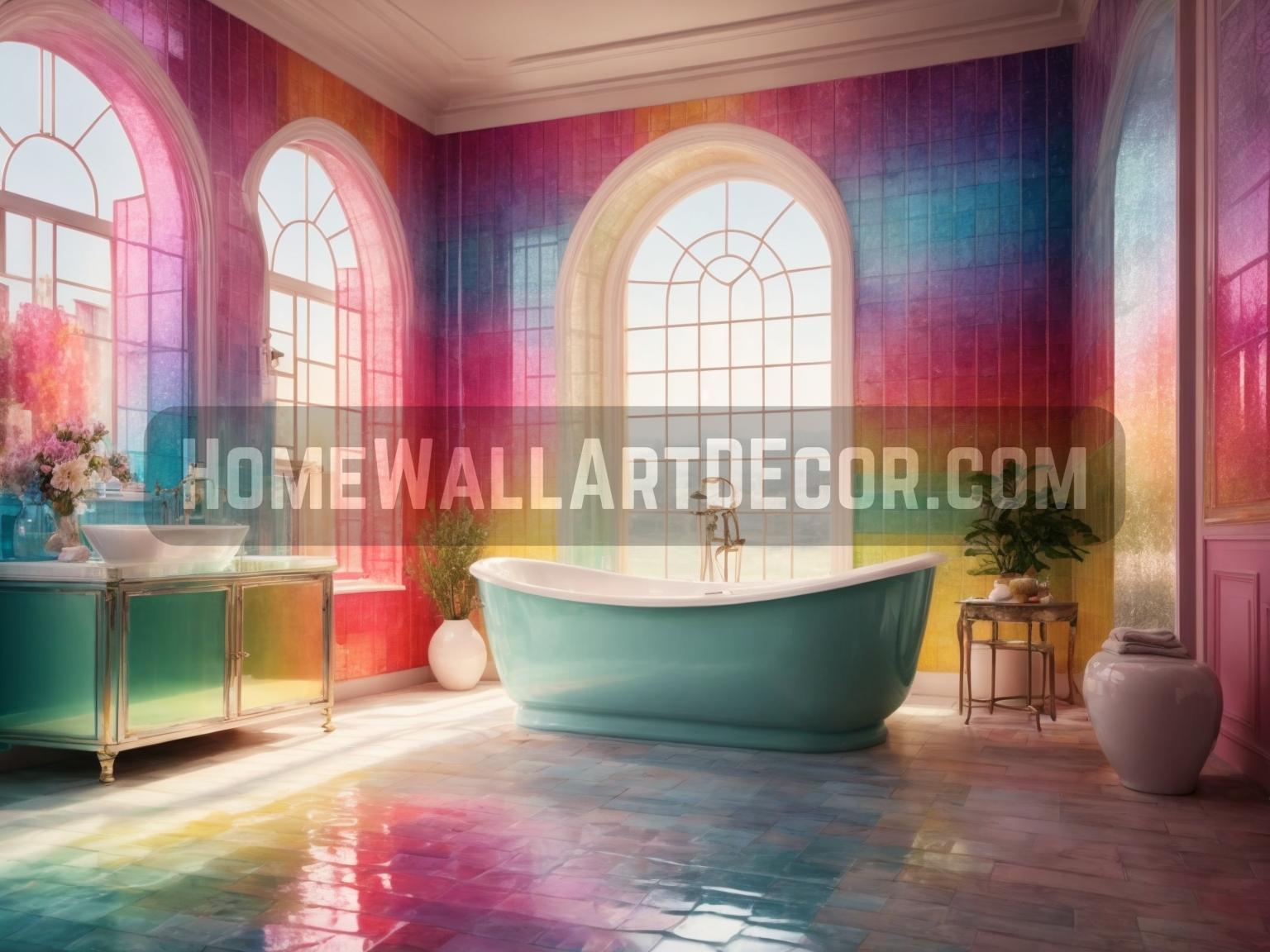 A Spectrum of Possibilities: Rainbow Interior Design Ideas - Home Wall Art Decor