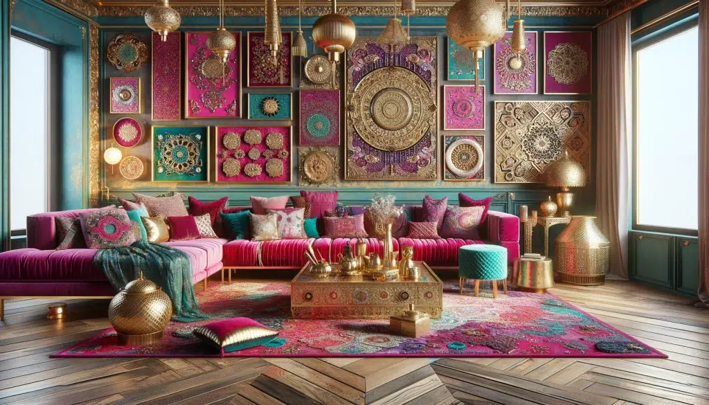 6 Daring and Darling Teal and Fuchsia Interior Decorating Ideas - Home ...