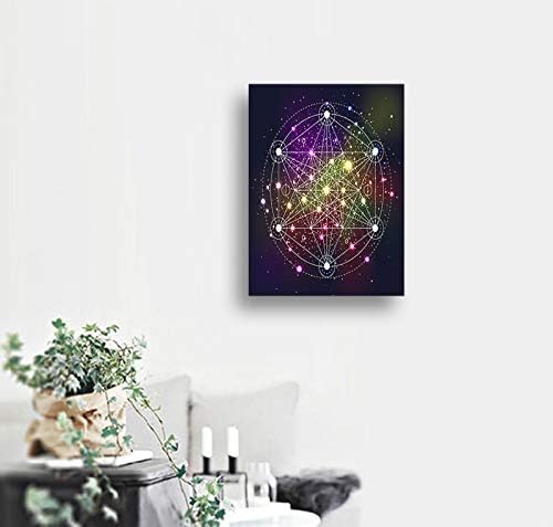 Sacred Geometry Wall Art: Mystical Merkaba Wall Decor - Home Wall Art Decor