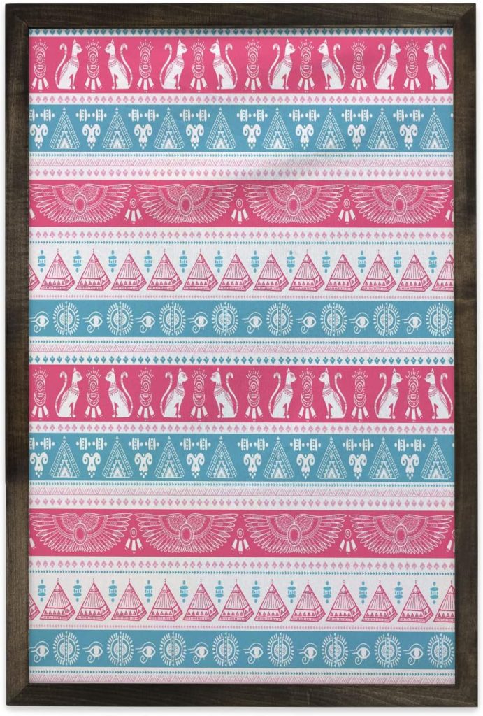 Pyramid Wall Art: Egyptian Cats, Wings, and Pyramids | Home Wall Art Decor