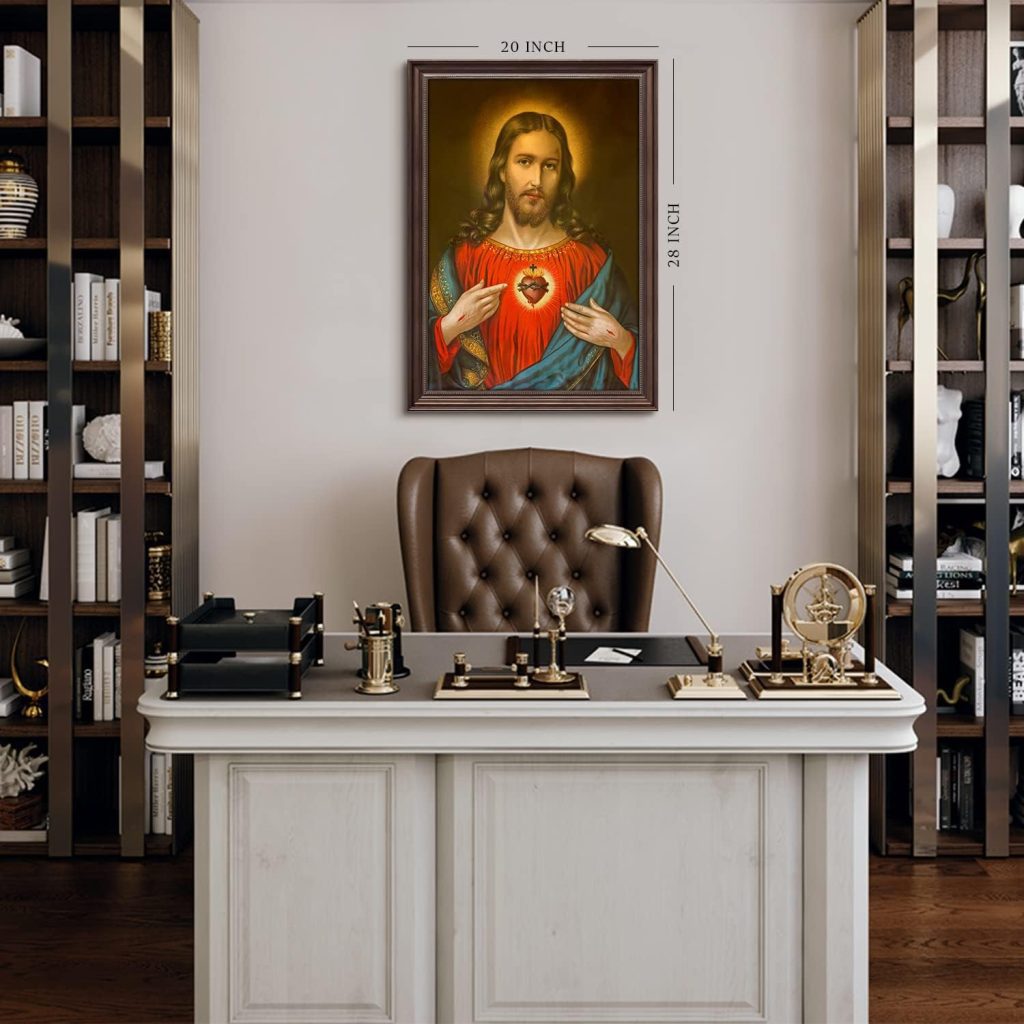 Sacred Heart Of Jesus Christ Wall Art: Famous Painting Wall Decor ...