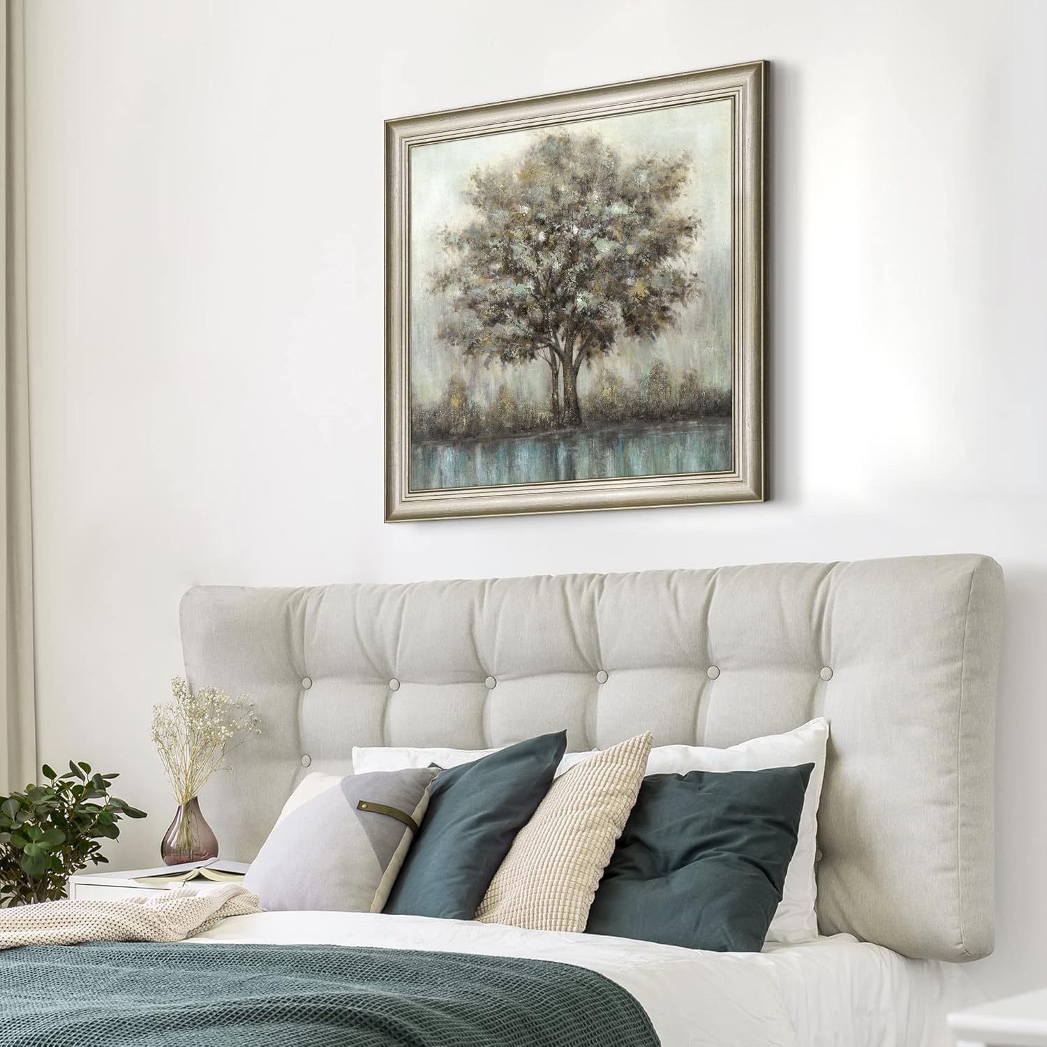 Tree Canvas Wall Art: Dreamy Nature Landscape Painting - Home Wall Art ...