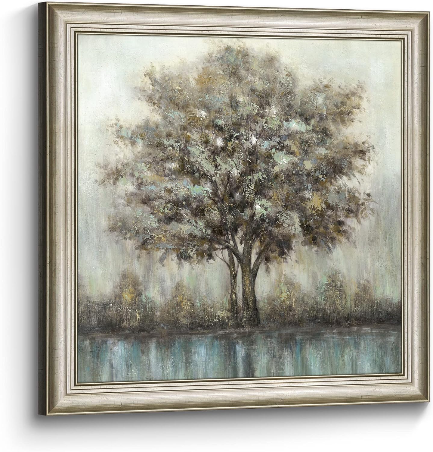 Tree Canvas Wall Art: Dreamy Nature Landscape Painting - Home Wall Art ...