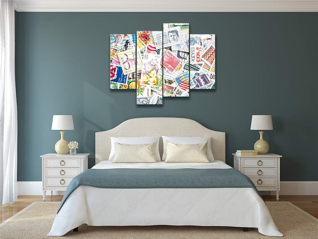 Modern Charming US Postage Stamps Wall Art – Home Wall Art Decor