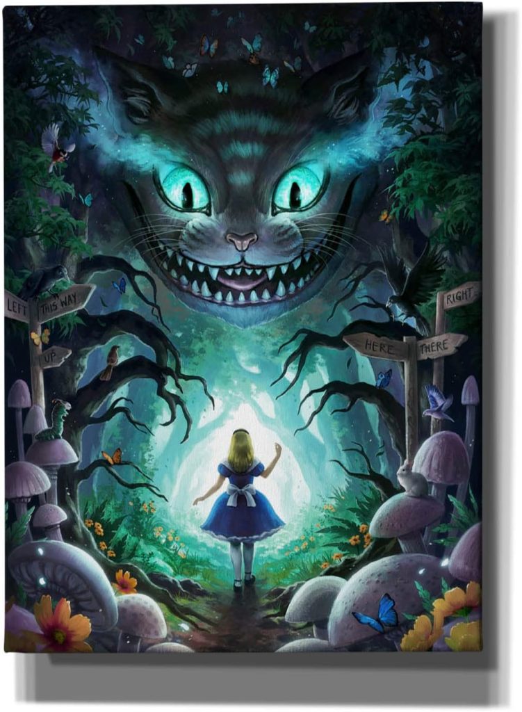 Alice Fairytale Wall Art’ by JoJoesArt: Enchanted Alice Fantasy Wall ...