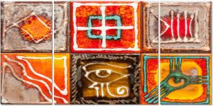 Bright Colorful Tiles – Exquisite Italian Wall Tiles – Home Wall Art Decor