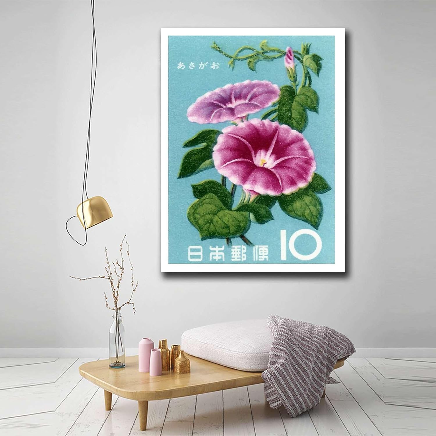 Dreamy 1961 Japan Postage Stamp Wall Art – Home Wall Art Decor