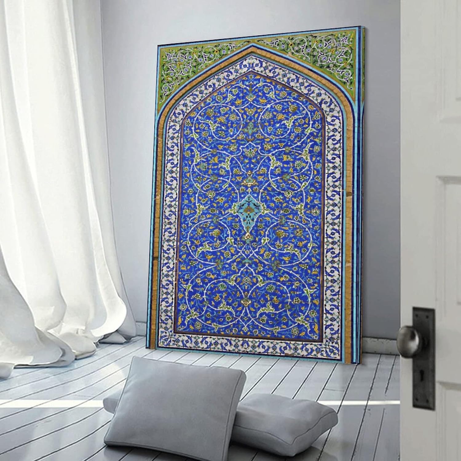 Ottoman Floral Wall Art – Esoteric Turkish Tree of Life – Home Wall Art ...