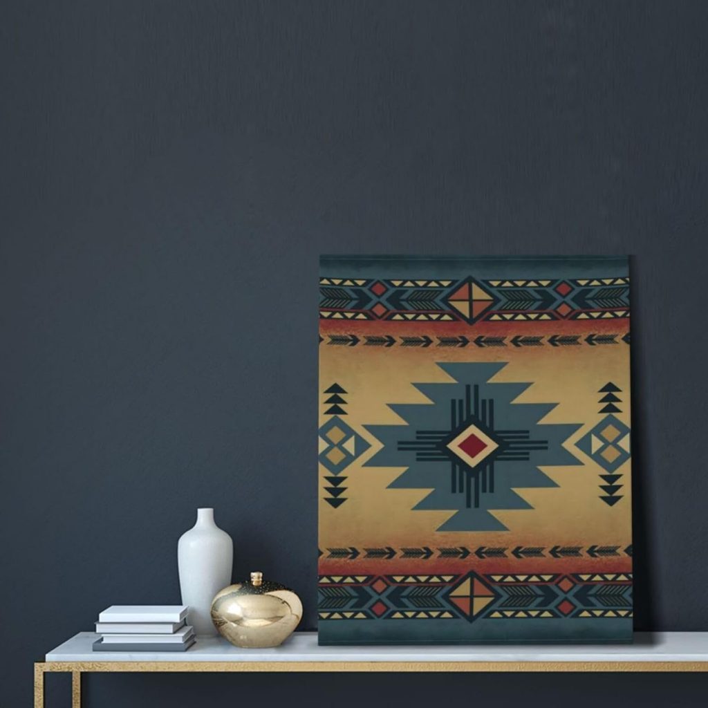 Hypnotic Native Southwest American Aztec Navajo Tribal Wall Art – Home ...