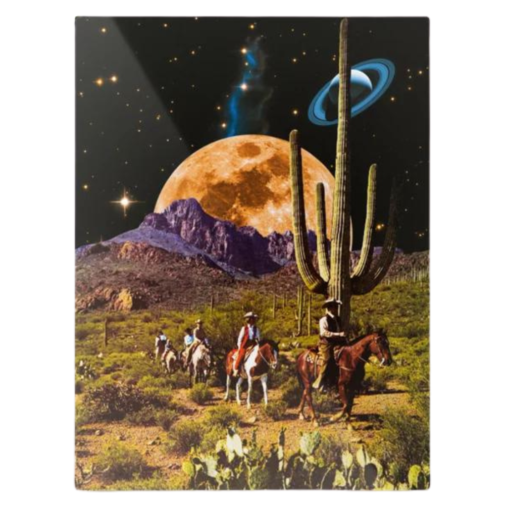 Absolutely Quirky Space Cowboys Metal Wall Art – Home Wall Art Decor