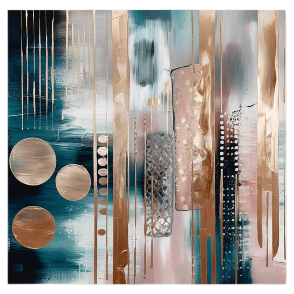 Beautiful Mesmerizing Glam Modern Abstract Wall Decor - Home Wall Art Decor