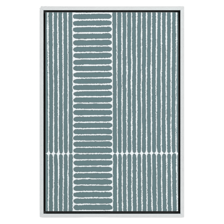 Charming Abstract Green Line Wall Art: Color Field – Home Wall Art Decor