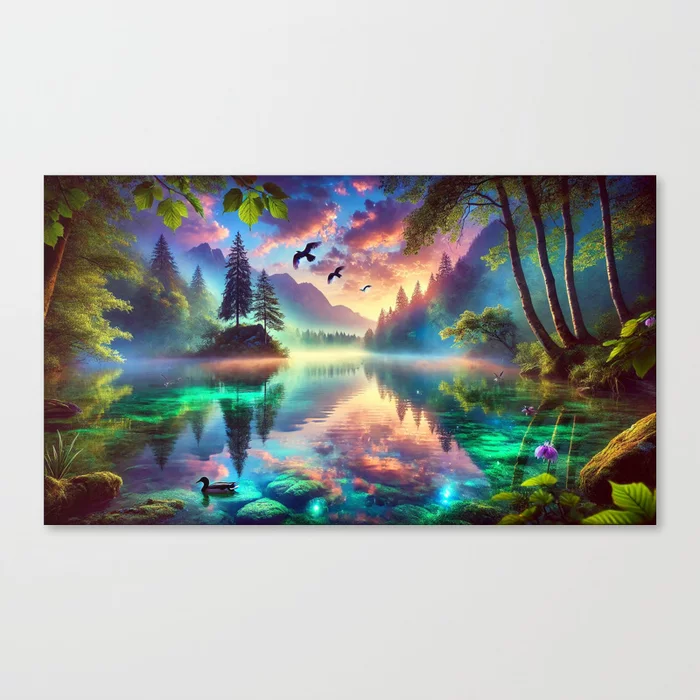 Mystical Reflections: Sacred Dawn Wall Art by Pamela Arsena – Home Wall ...