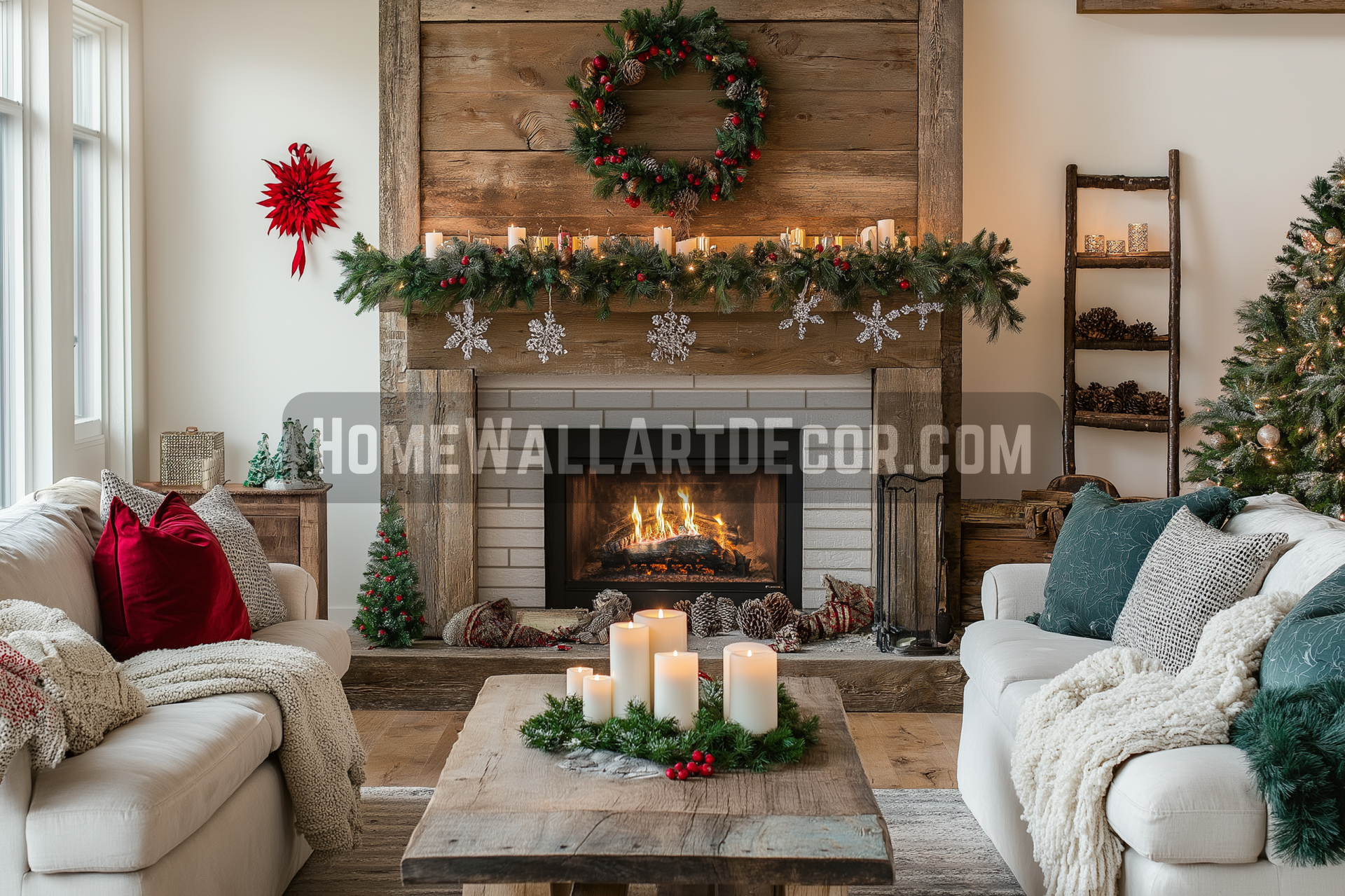 10 Cozy Rustic Christmas Decor Ideas to Transform Your Home - Home Wall Art Decor