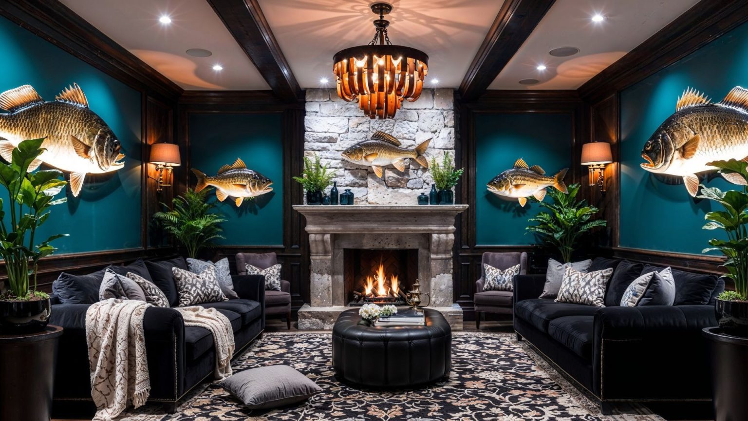 Cozy yet Rustic Log Cabin Wall Decorations – Home Wall Art Decor