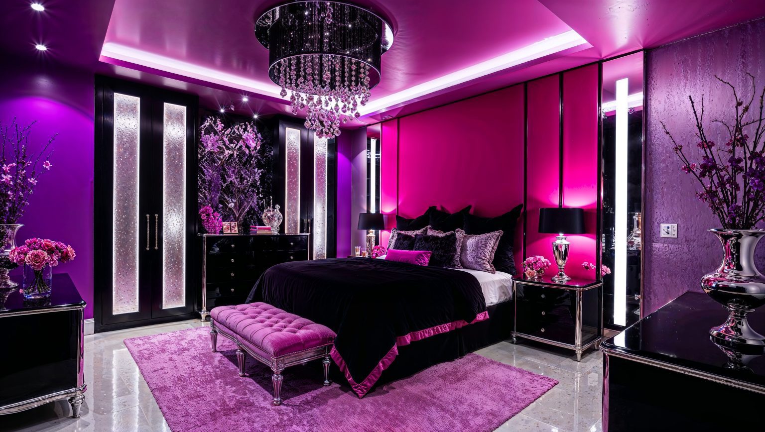 8 Breathtakingly Beautiful yet Luxurious Purple Interior Design Ideas ...