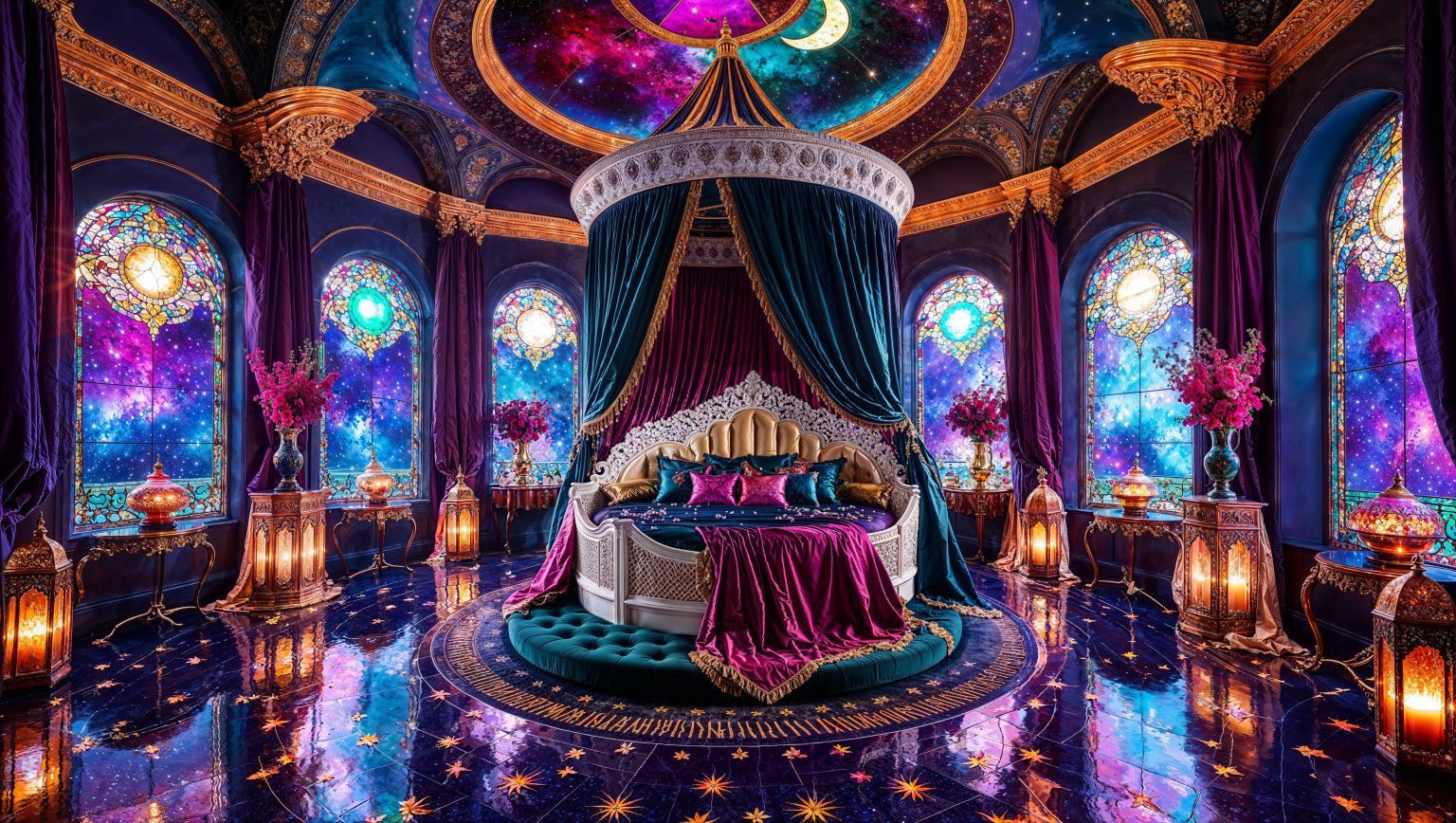 8 Fantasy Stained Glass Interior Design Ideas and Wall Art for Magical ...
