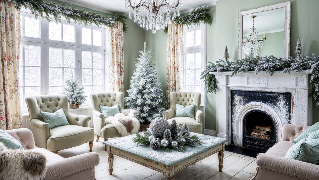 12 Cozy Shabby Chic Winter Decor Ideas for a Magical Season - Home Wall ...