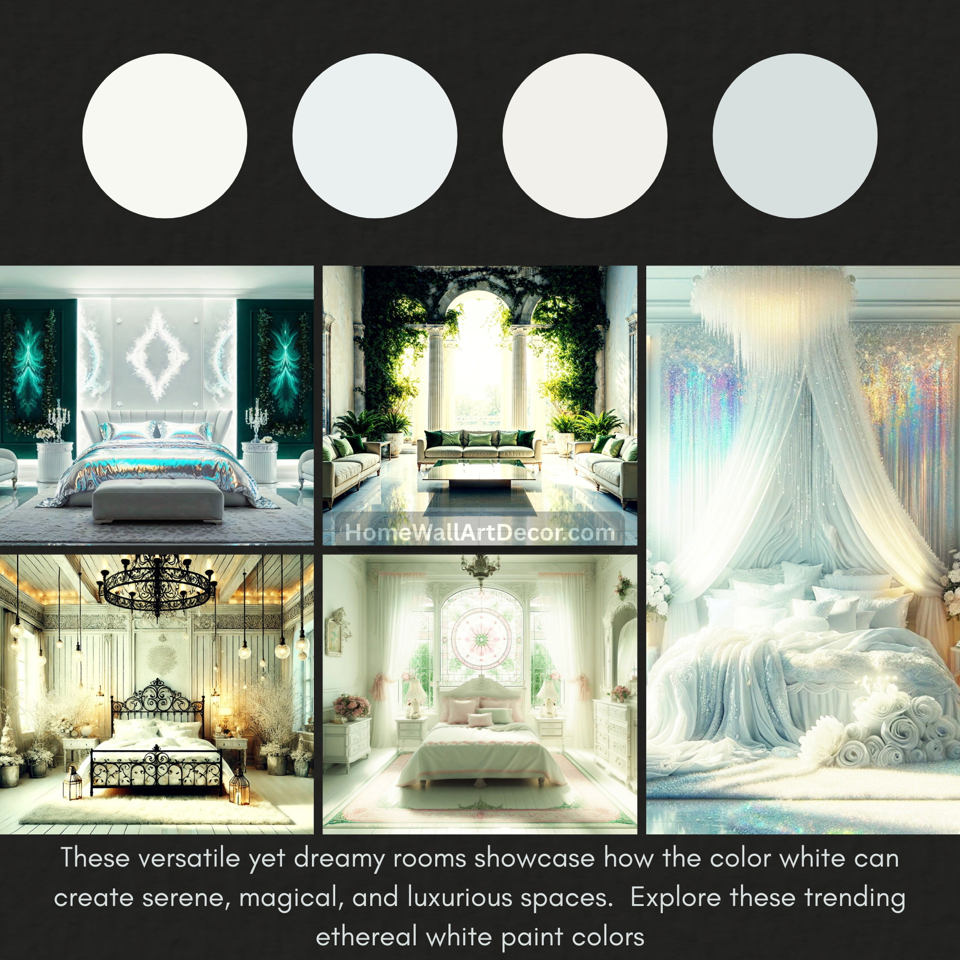 7 Ethereal White Interiors: Dreamy Bedrooms & Glowing Living Rooms with ...