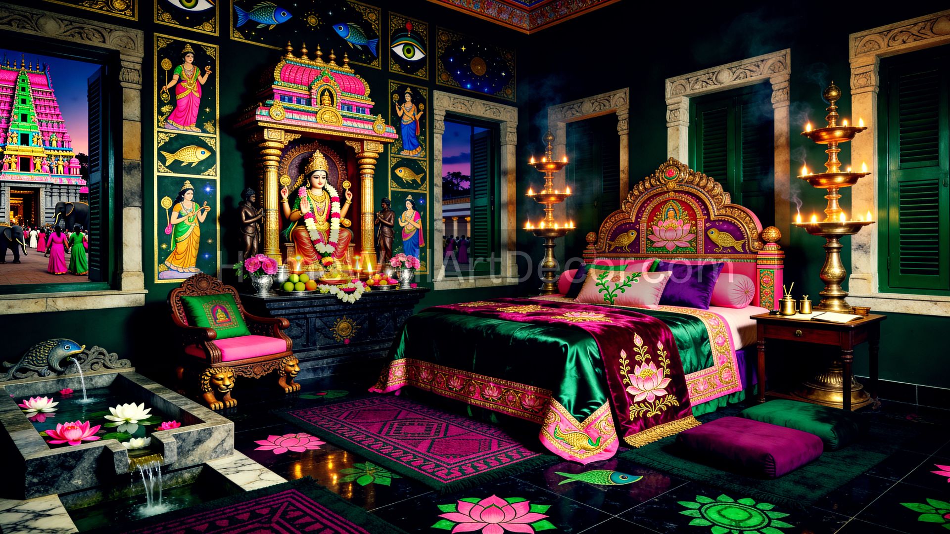 12 Indian Eclectic Interior Designs: Jewel Tones, Sacred Motifs ...