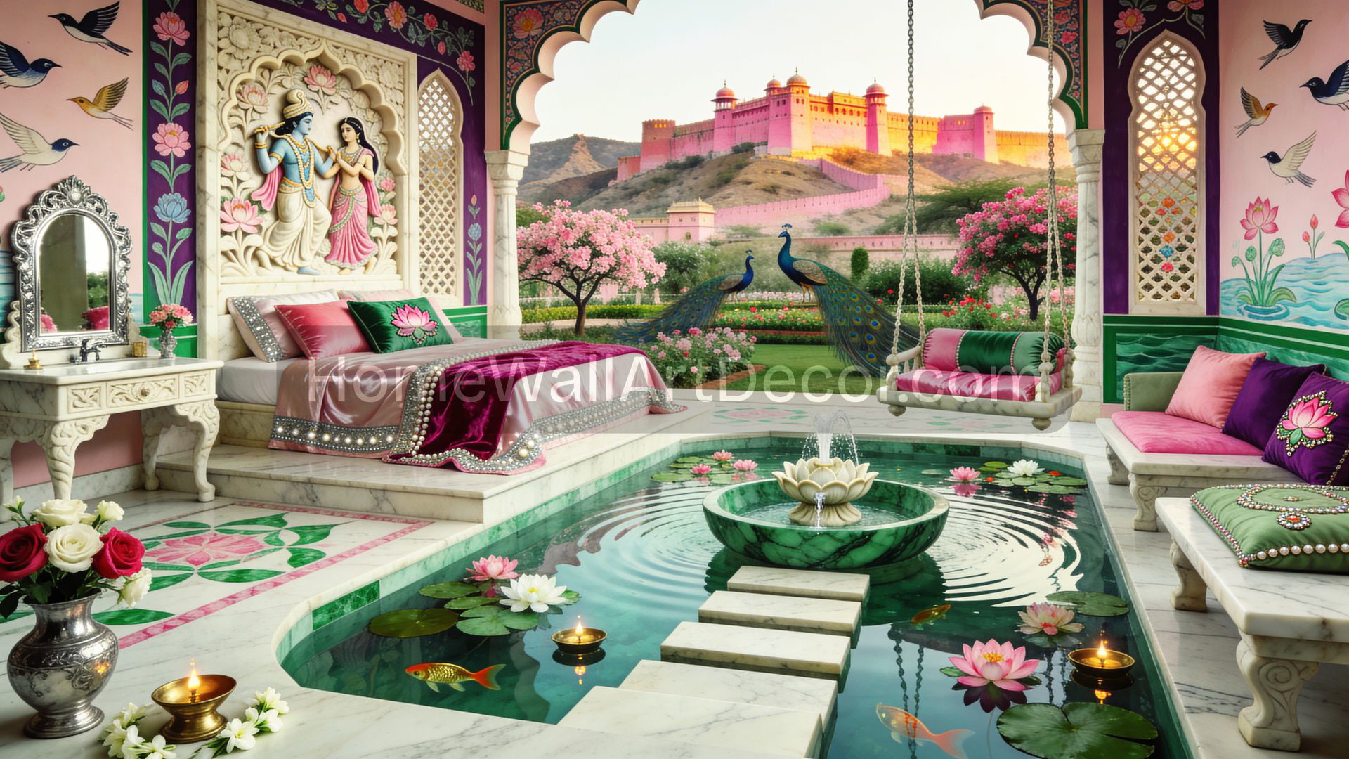 12 Indian Eclectic Interior Designs: Jewel Tones, Sacred Motifs ...